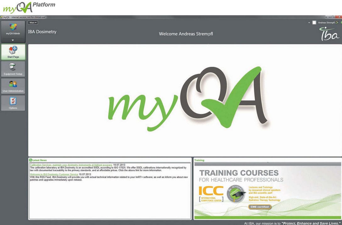 Software de gestión - myQA® - IBA Group - para informes / de monitorización de dosis de ...