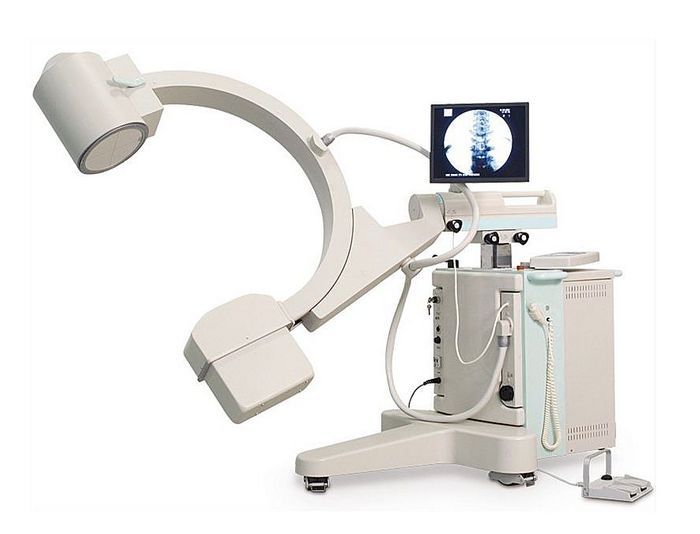 Arco quirúrgico móvil - RADIUS SINGLE - Intermedical - con tubo ...