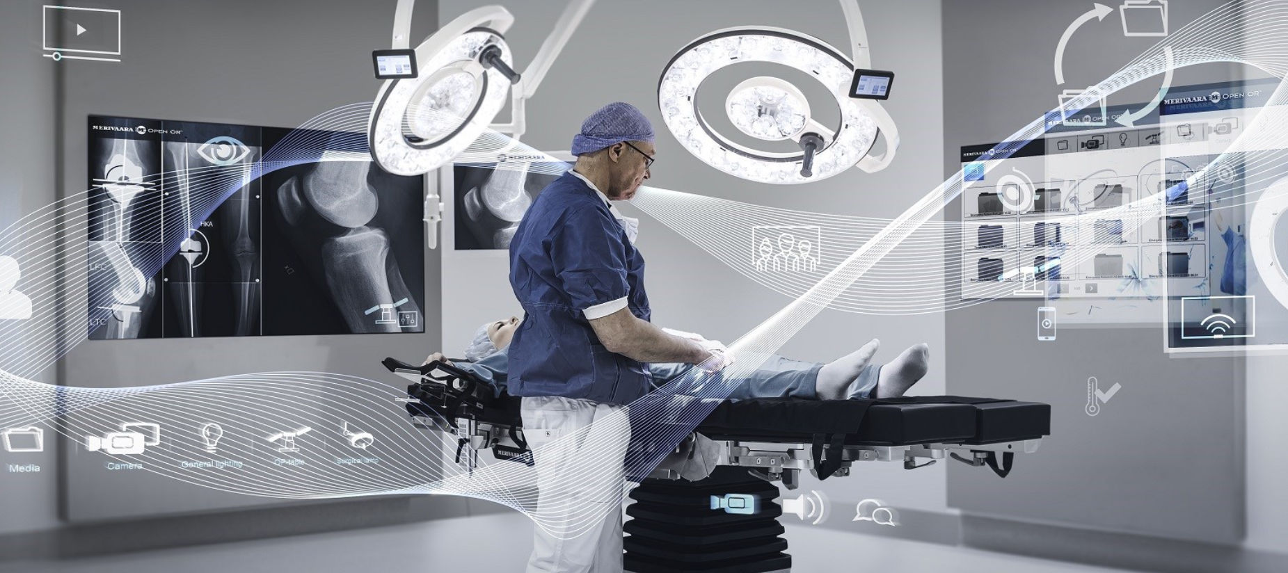 Sistema de integración para quirófano - OPENOR™ - Merivaara - de trazado
