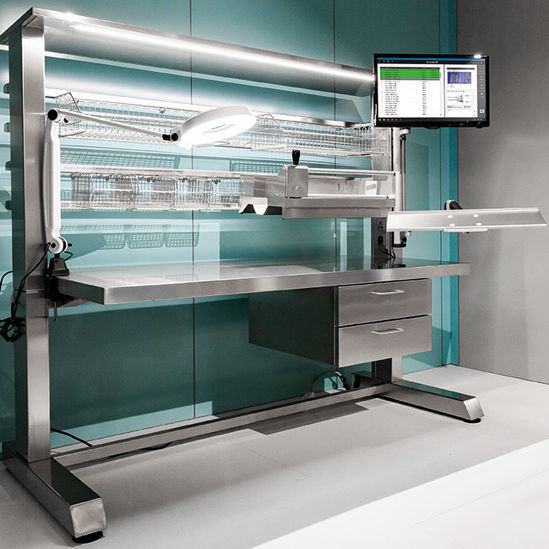 Mesa de trabajo - ERGOTISCH - MMM Group - de acondicionamiento de ...