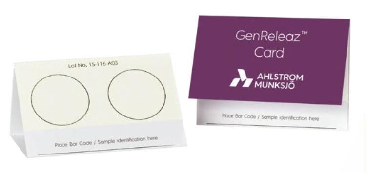 Tarjeta FTA de elución de ADN - GenReleaz™ - Ahlstrom-Munksjö - de ...