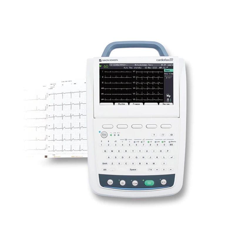 Electrocardiógrafo para diagnóstico en reposo - Cardiofax M - Nihon ...