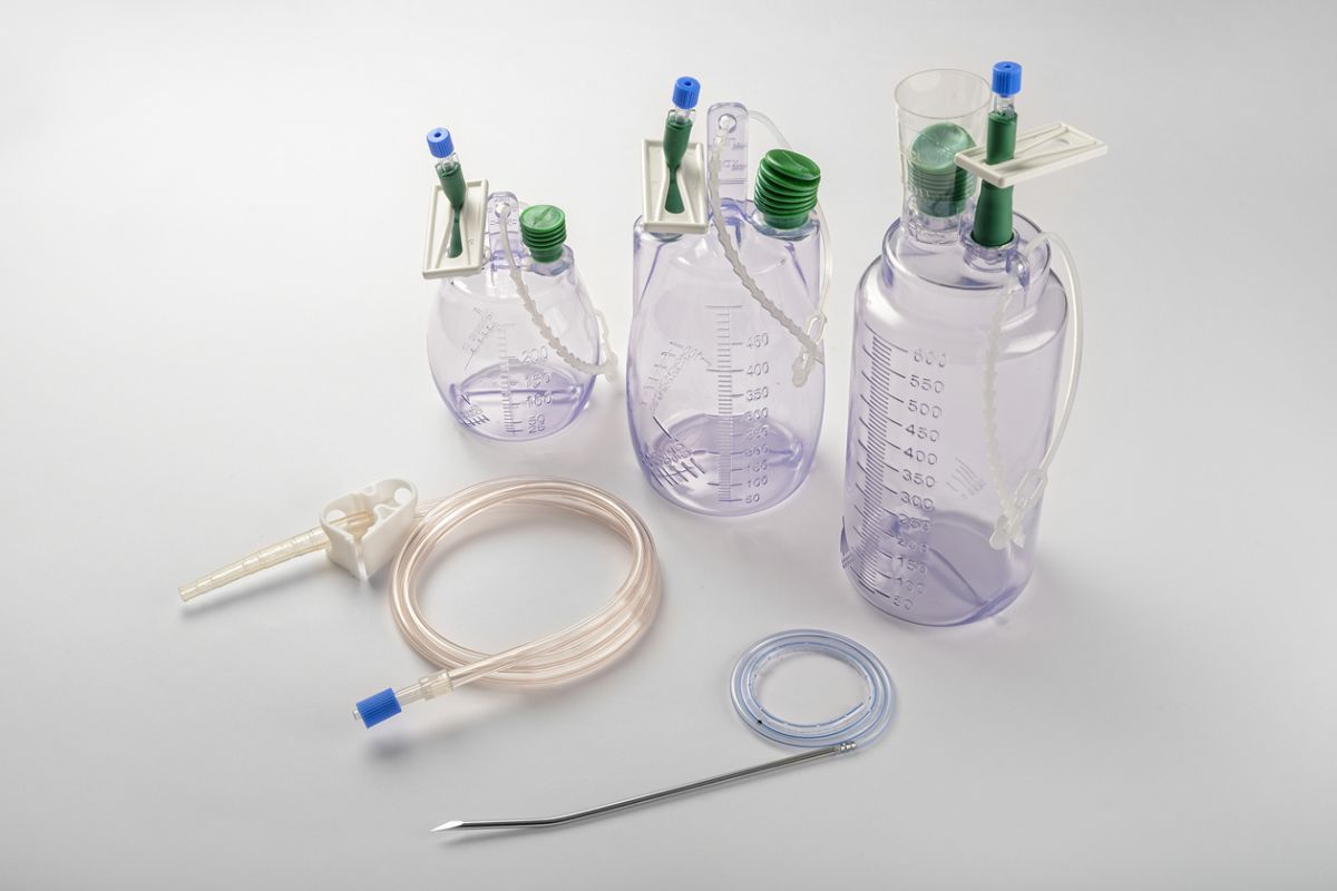 Kit de drenaje heridas - Pre-vac - Pacific Hospital Supply