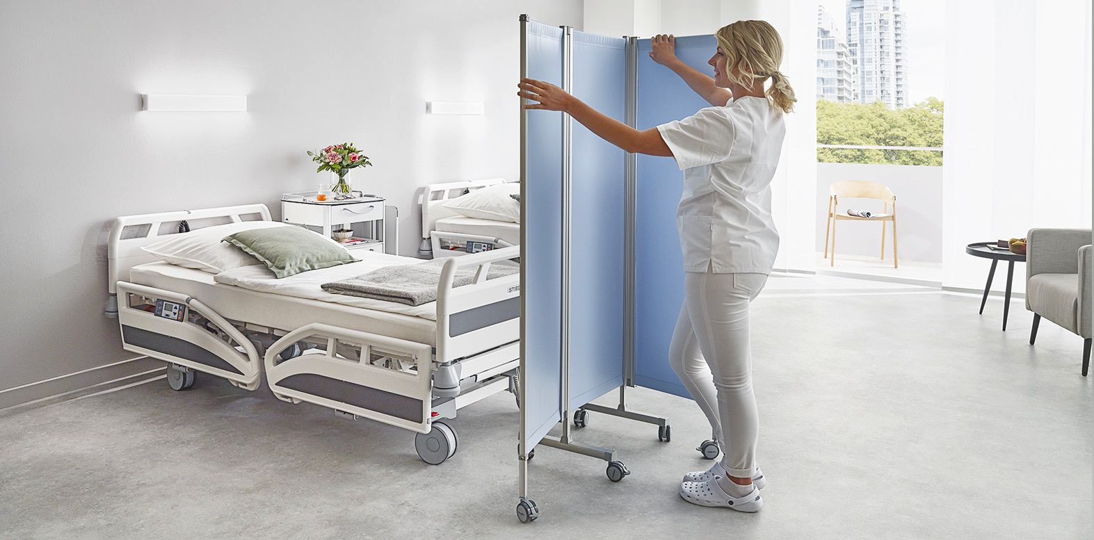 Biombo médico móvil - RBP - Ropimex R. Opel - plegable / de habitación ...