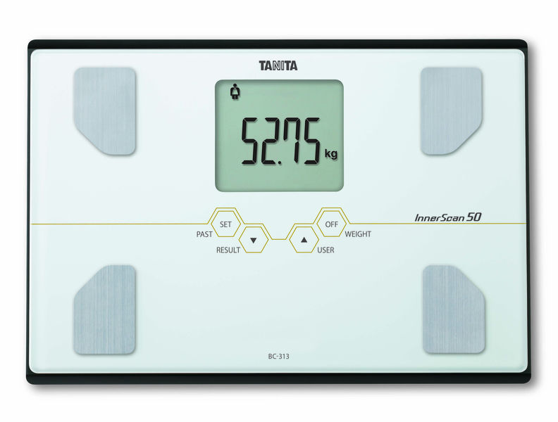 Analizador de la composición corporal por bioimpedancia / con pantalla LCD / compacto / con ...