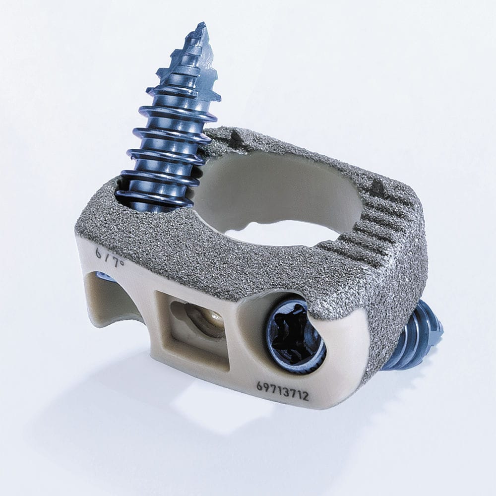 Caja intersomática cervical - ArcadiusXP C® - Aesculap® - vía anterior