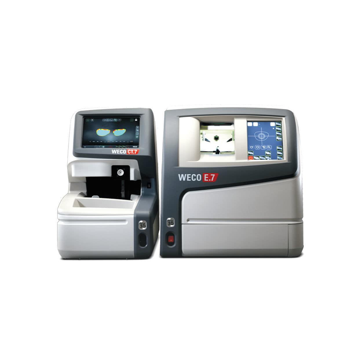 Procesamiento de lentes ópticas biseladora de lentes - Weco E7 ...