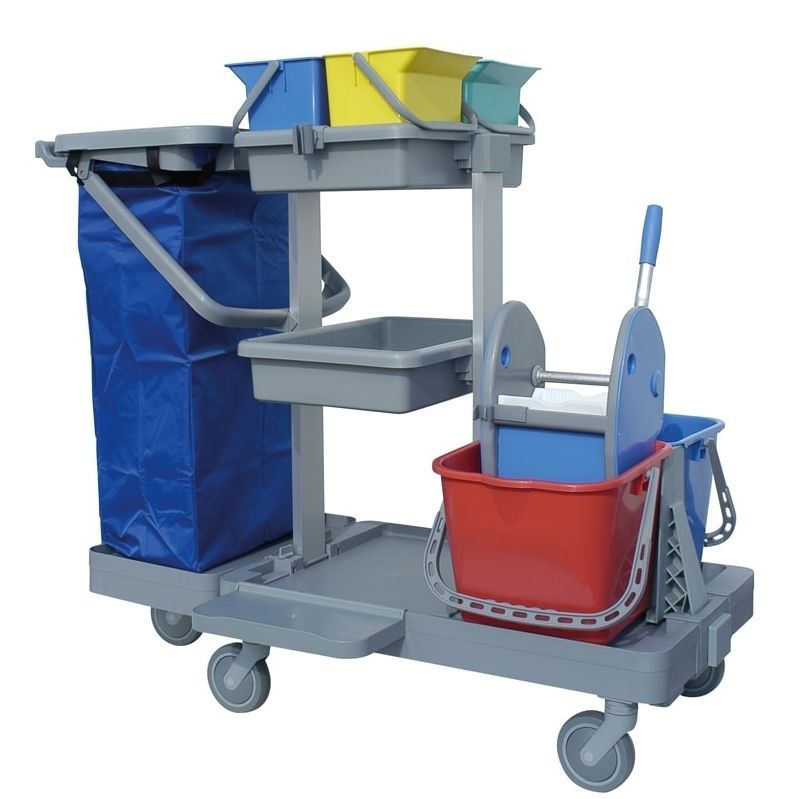 Carro médico - ANTARES A - IPC - de limpieza / con bandejas / con cubo