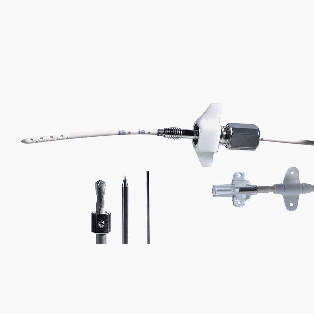 Catéter de drenaje del LCR - Silverline® - Spiegelberg - ventricular ...