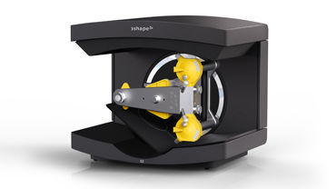 Escáner 3D para laboratorio dental - E2 - 3shape - de mesa / con led azul