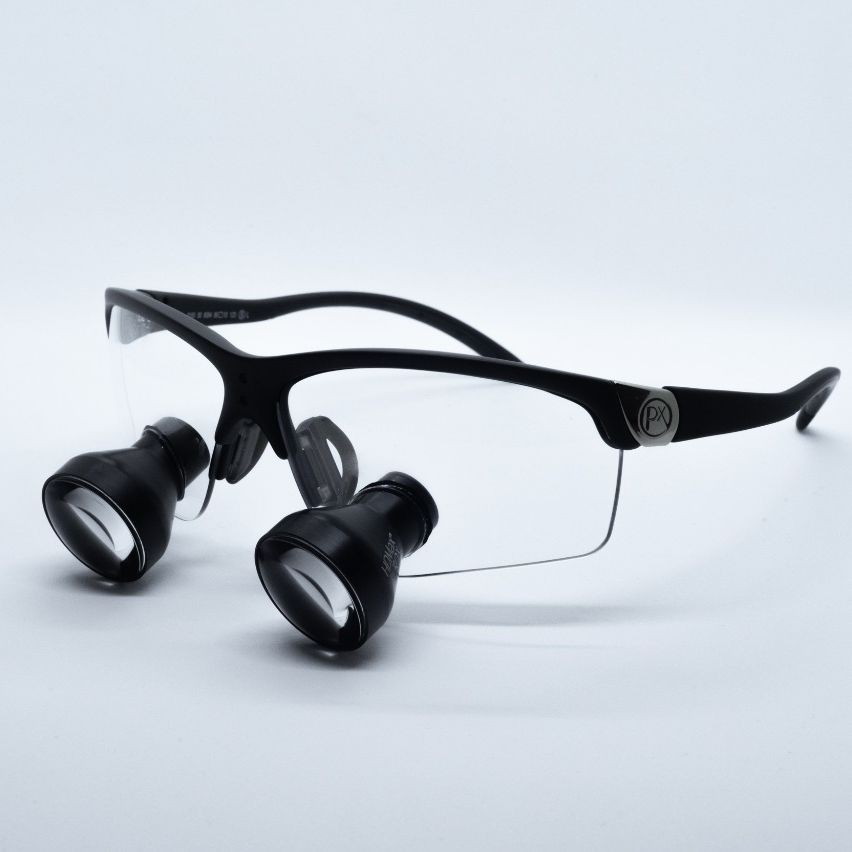 Lupa binocular con montura de gafas - HDMAX 2.5X - DenMat Holdings