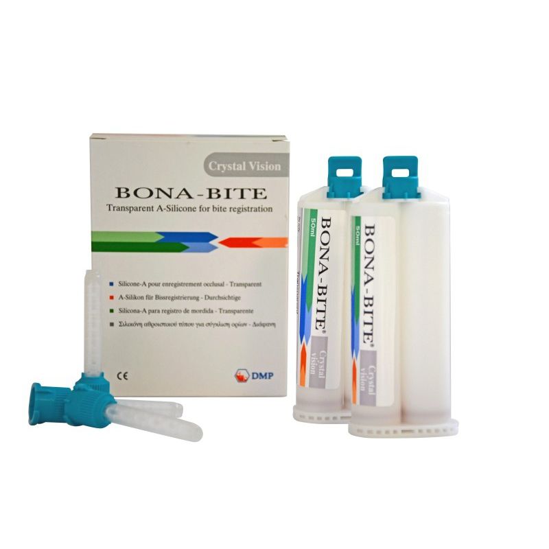 Material dental de vinilo polisiloxano - Bona-Bite Crystal Vision - DMP - para moldes para ...