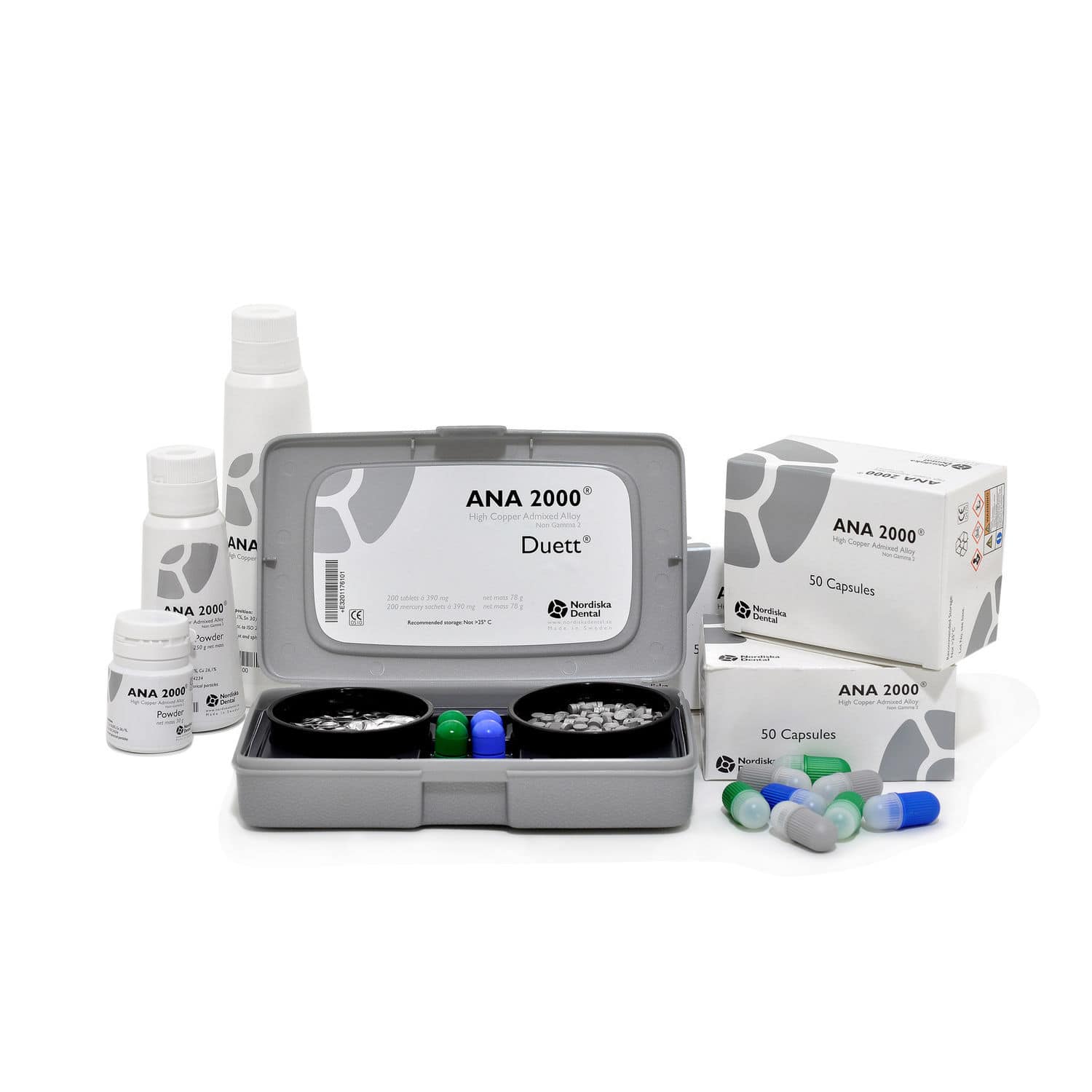 Material dental amalgama - ANA 2000® - Nordiska Dental AB - para restauración dental / en polvo ...