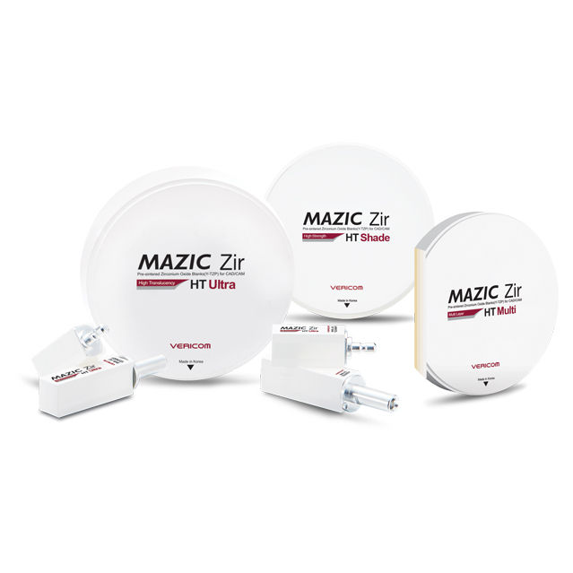 Material dental de circonio - MAZIC Zir - VERICOM Co., Ltd. - para inlays dentales / para ...