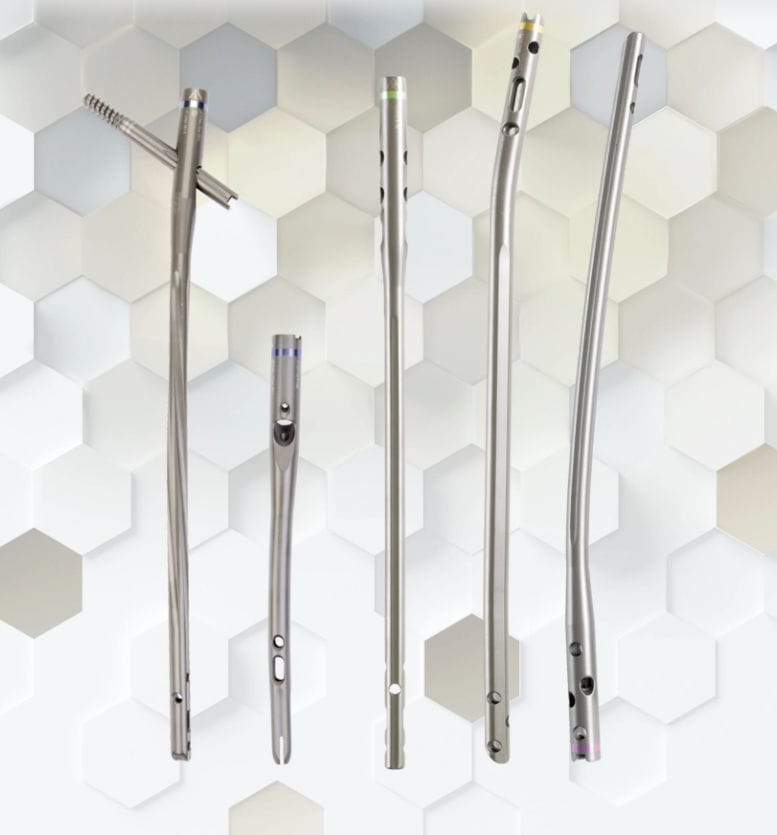 Clavo intramedular para fémur - Zimmer Biomet - para tibia / fijación ...