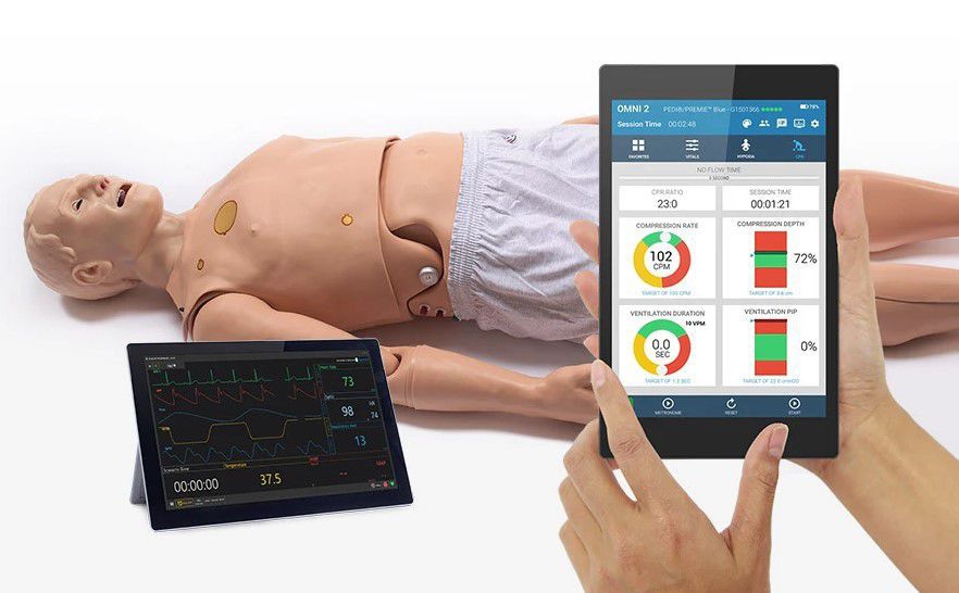 Simulador de formación - Code Blue® III - Gaumard - para la gestión de las vías respiratorias ...