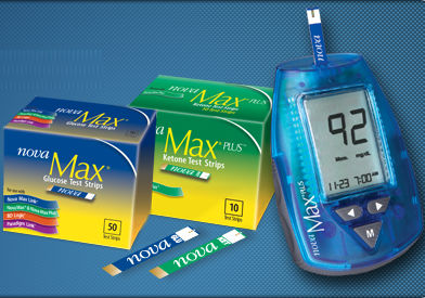 Glucómetro cetonemia - Nova Max Plus - Nova Biomedical - de uso doméstico
