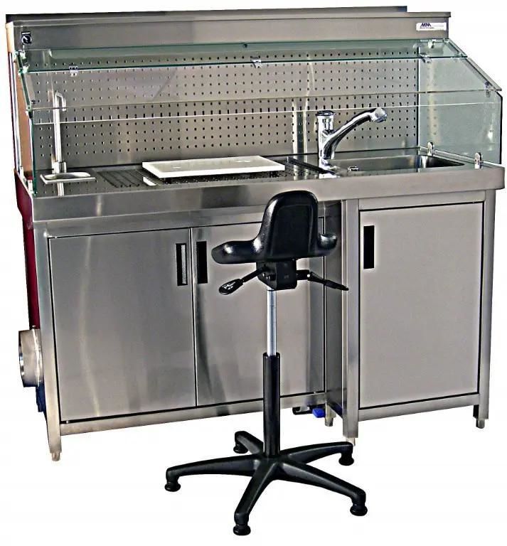 Mesa de laboratorio para análisis - EIHF-ISOFROID - para histopatología ...