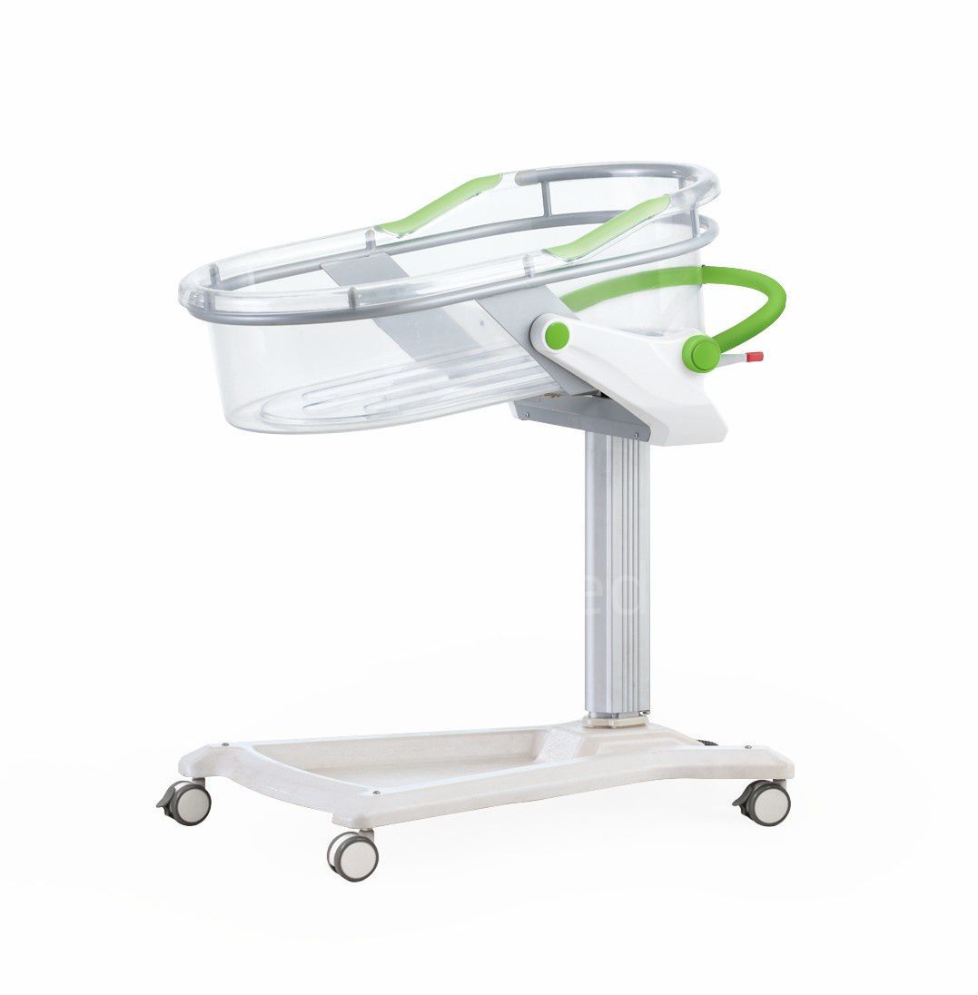 Cuna hospitalaria con ruedas - B-38 - Hebei Pukang Medical Instruments ...