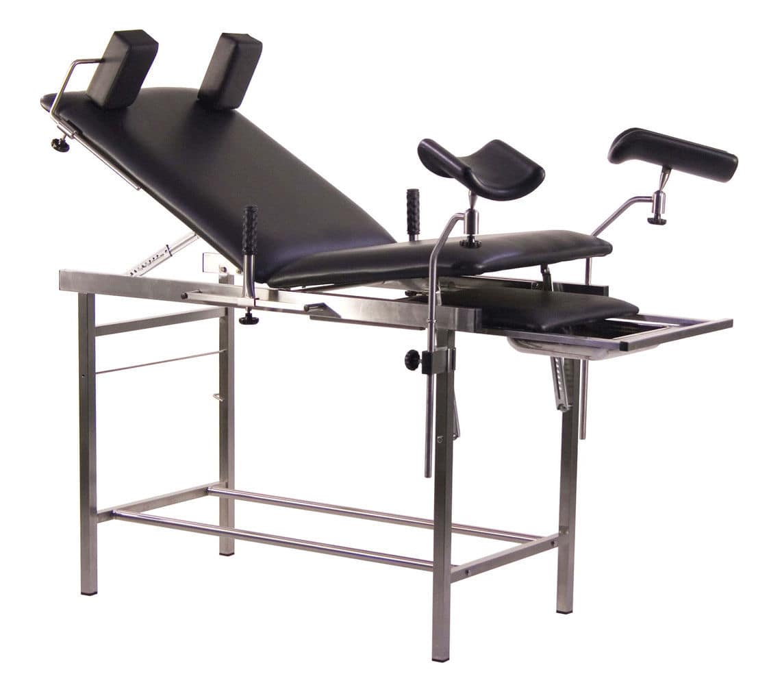 Sillón de parto mecánico - OTA0020 - Holtex - con reposapiés