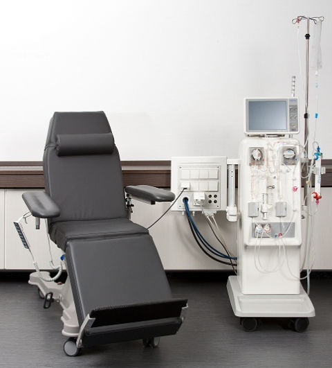 Columna de suministro - nephRO SLIDE - DWA - en carro / con brazo para ...