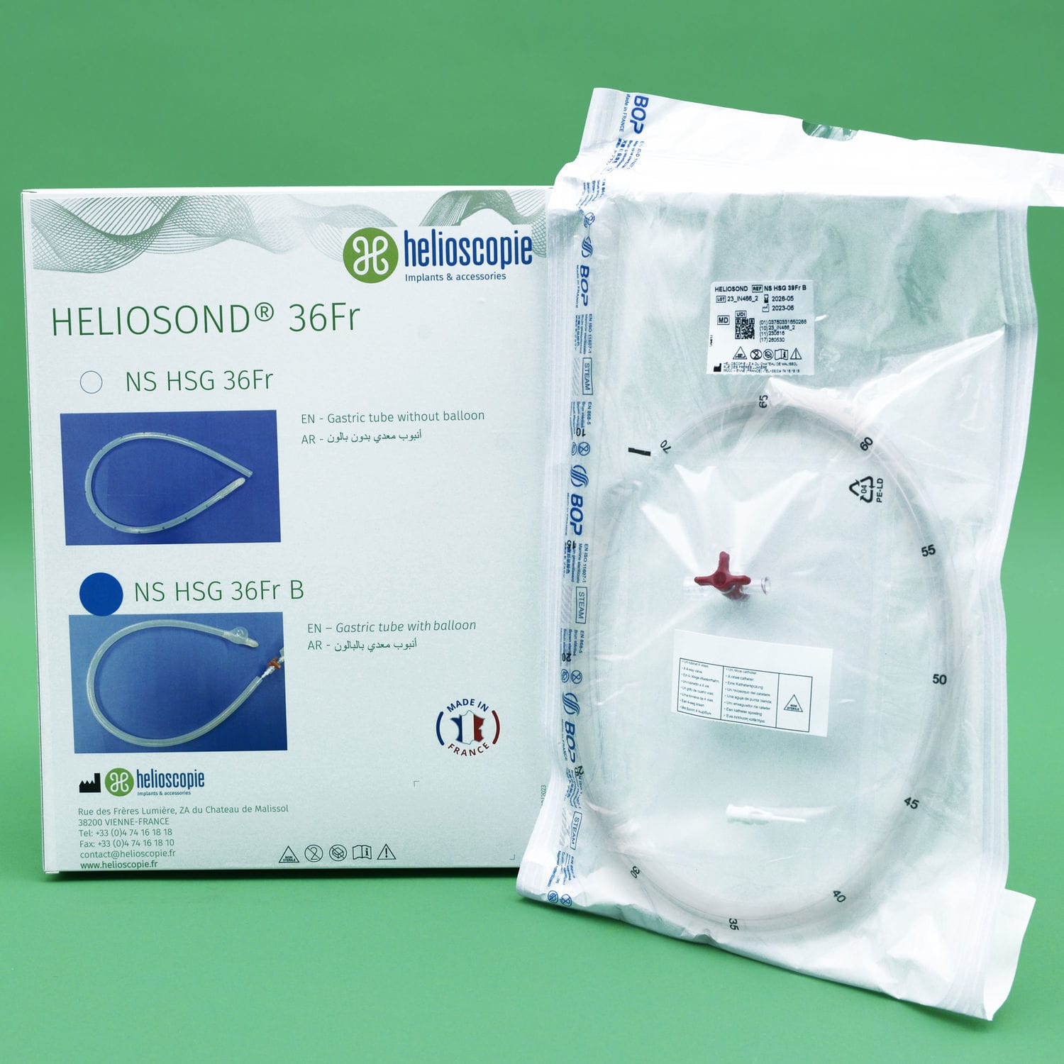 Sonda de calibración gástrica bypass gástrico - Heliosond HSG NS ...