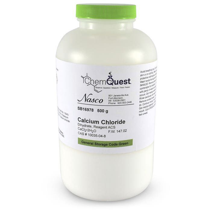 Reactivo de cloruro cálcico - SB16977 - Nasco - de formación / en polvo