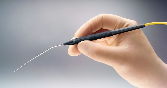 Pieza de mano de ORL - OtoProbe™ - Iridex - láser / directa / curva