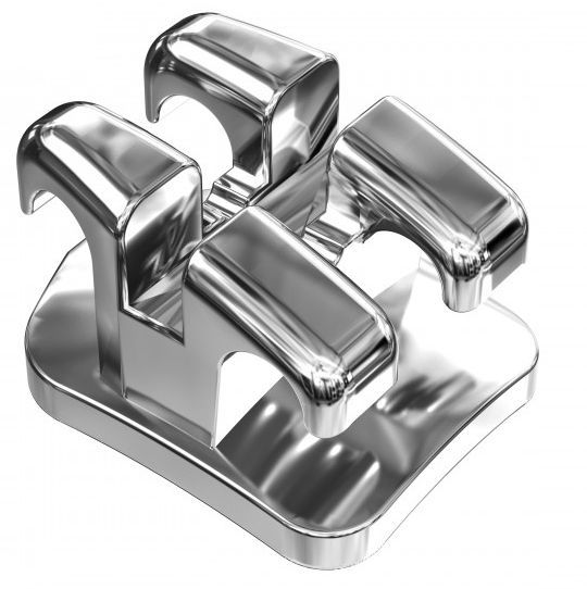 Bracket de metal - BioMax® .022 - Great Lakes Dental Technologies - recto