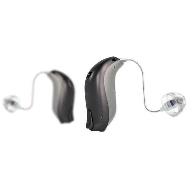 Prótesis auditiva mini RIC - Zerena - bernafon - bluetooth® / beis / marrón