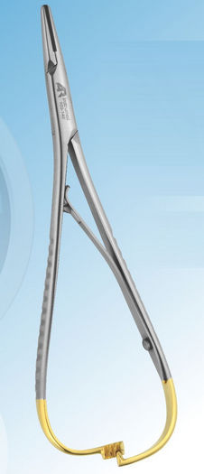 Portaagujas quirúrgico - 103-140 - AR INSTRUMED DEUTSCHLAND GmbH - de Mathieu / de carburo de ...