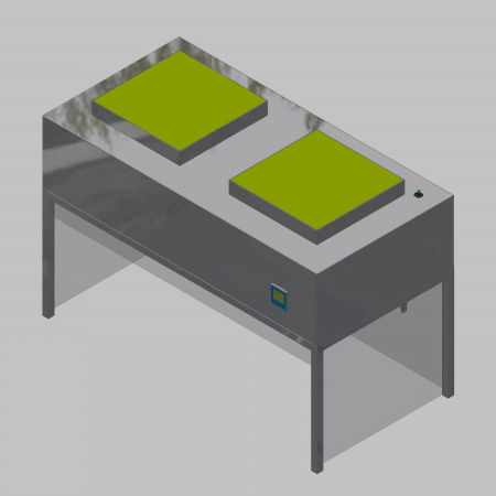 Módulo de flujo laminar de mesa - 58131 - Inertec - vertical