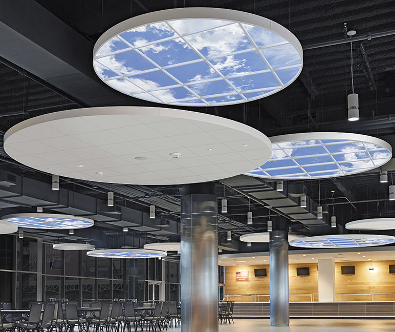 Panel LED de techo - INFINITY ™ - Sky Factory - con animación gráfica
