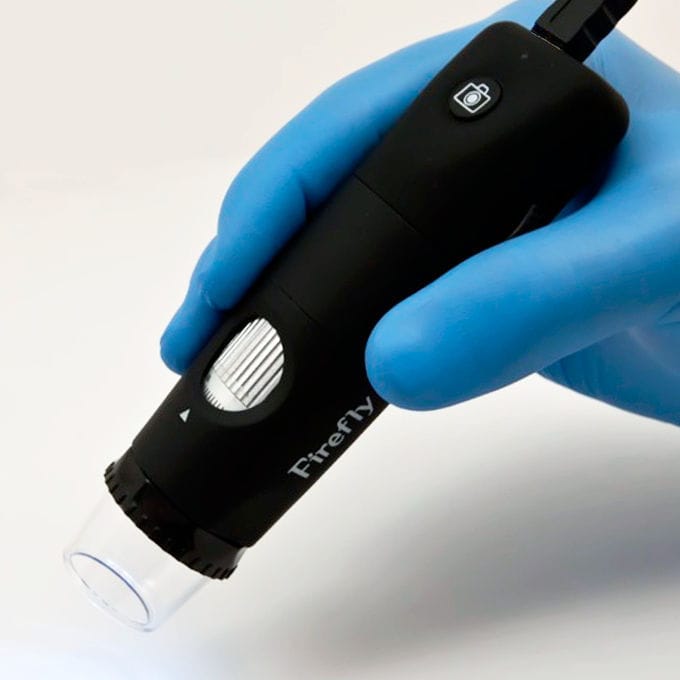 Dermatoscopio de vídeo - DE300 - Firefly Global - LED blanca / para PC / HD