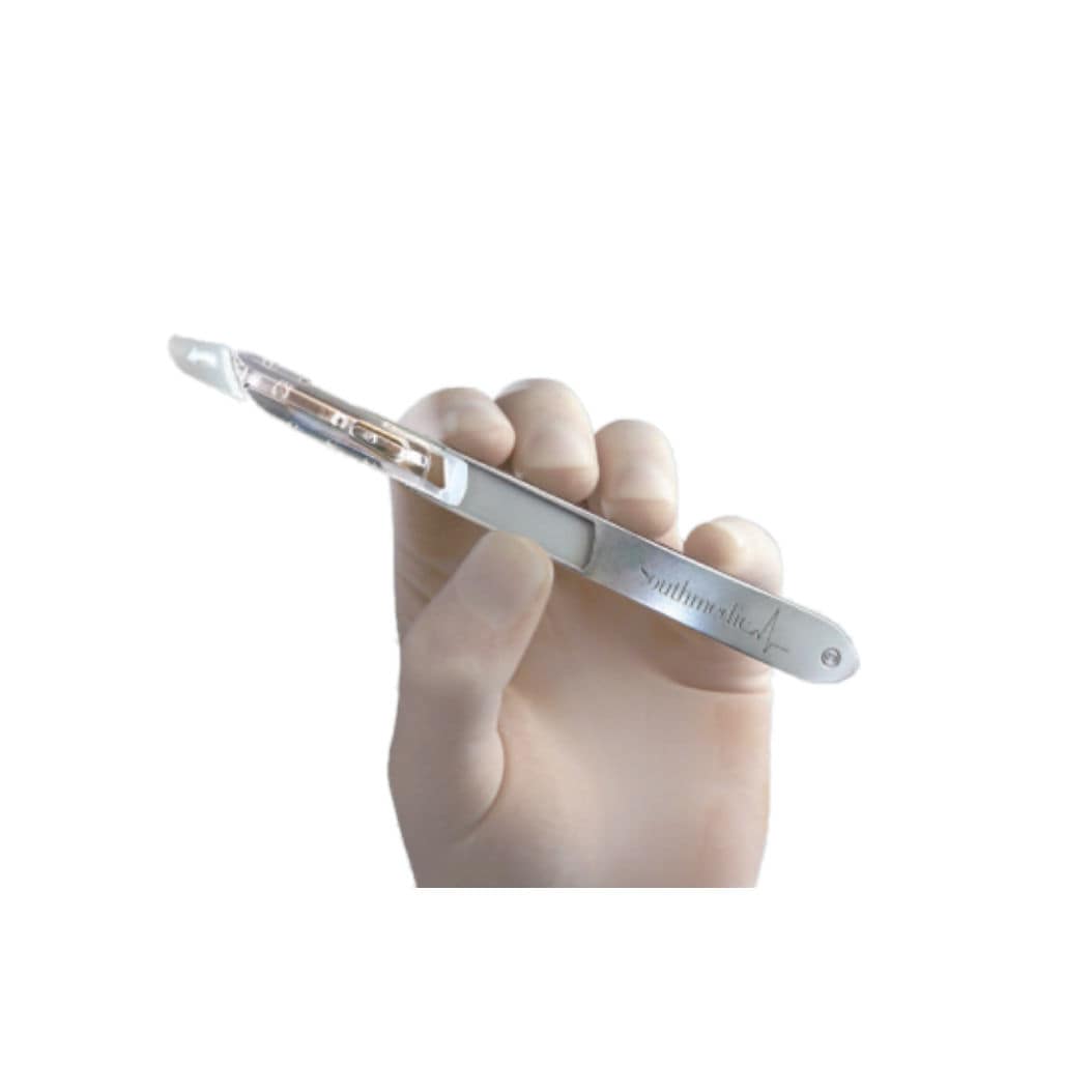 Escalpelo con mango metálico - 73-8010 - Southmedic - de seguridad