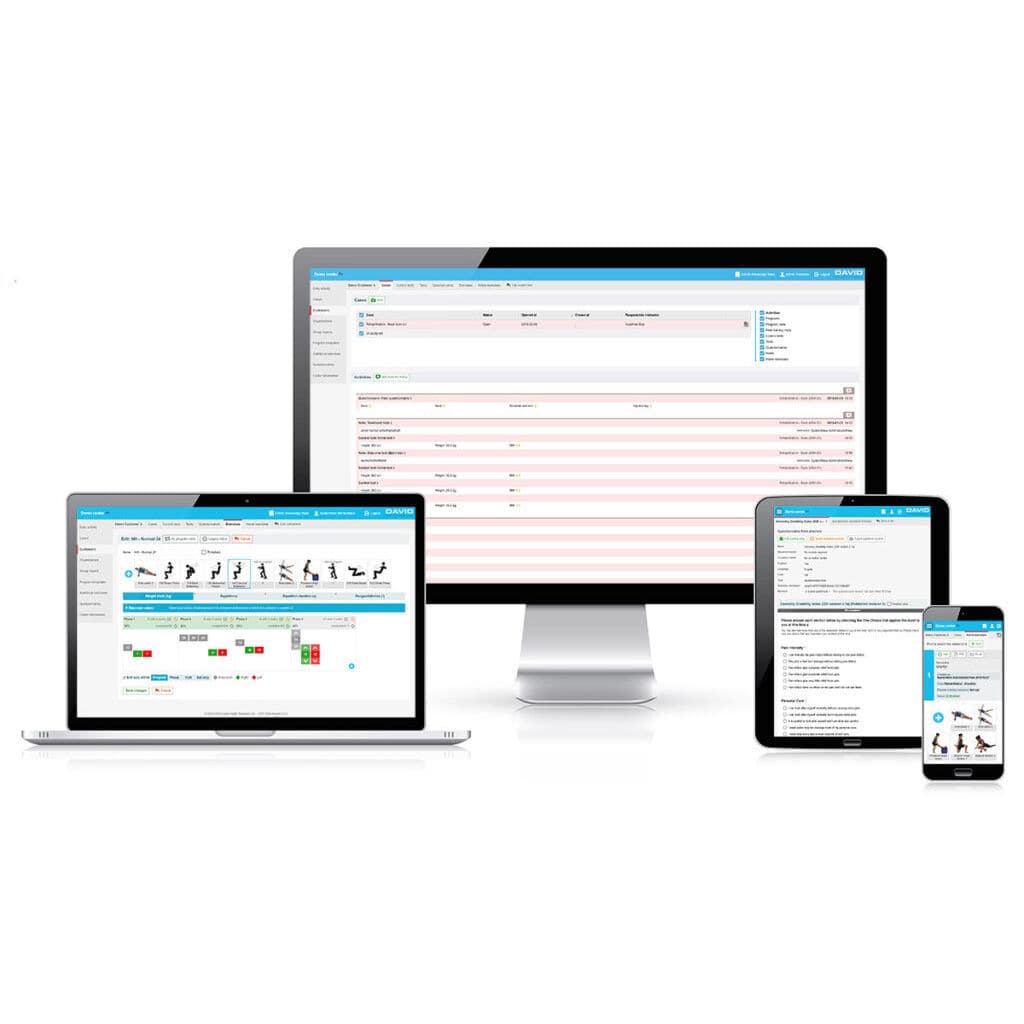 Aplicación web de gestión de rehabilitación virtual - David Health Solutions - de tratamiento ...