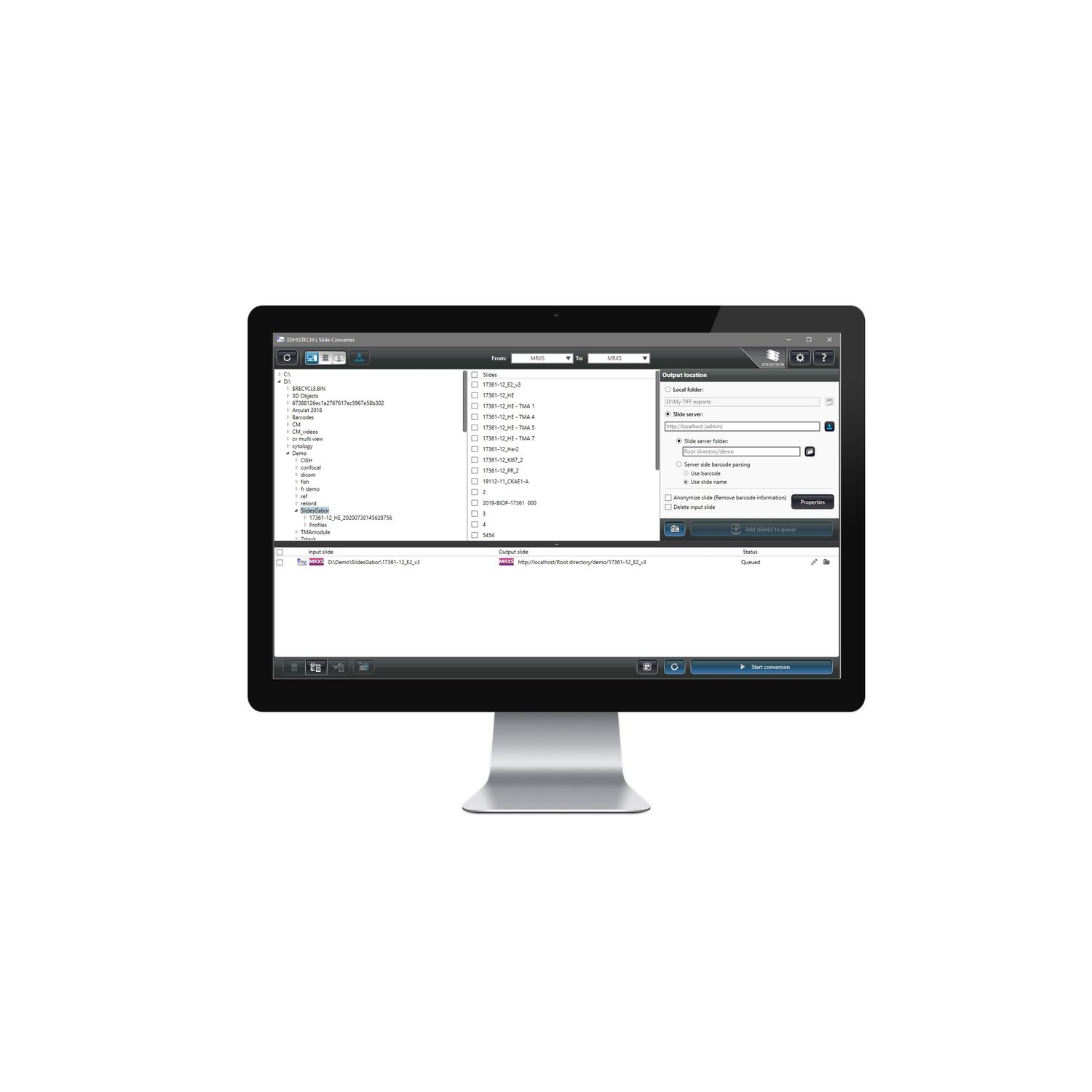 Software de monitorización - SlideMaster - 3DHISTECH Ltd. - de ...