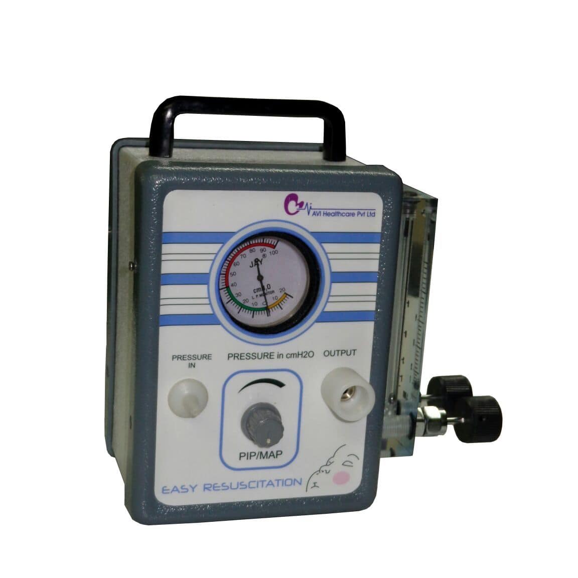 Insuflador manual neonatal - Avina - AVI Healthcare - con válvula PEEP ...