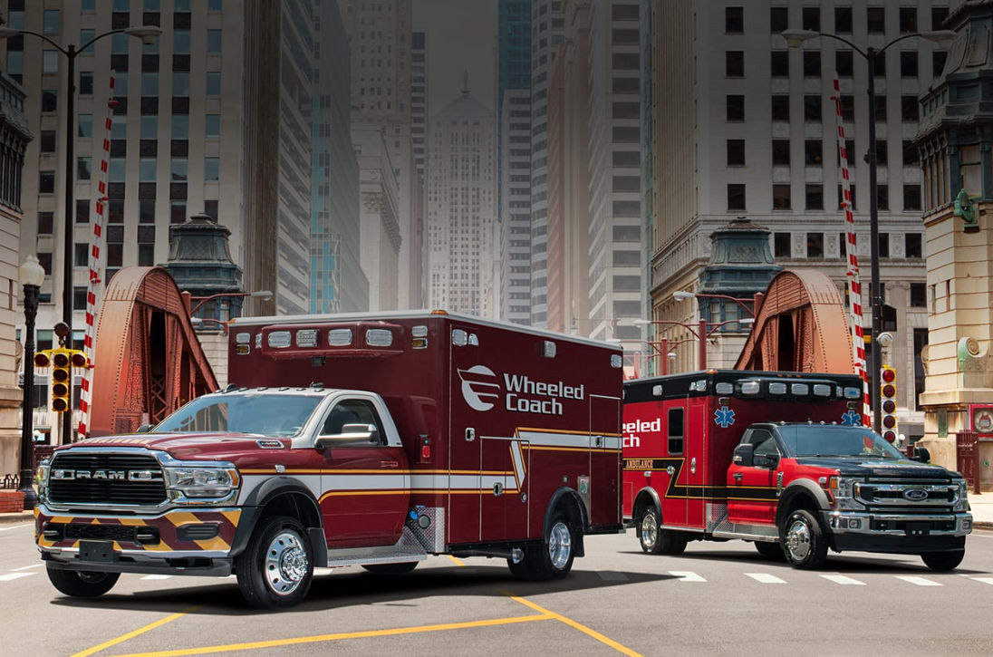 Ambulancia con cuerpo modular independiente - 1148 - Wheeled Coach - tipo I / eléctrica