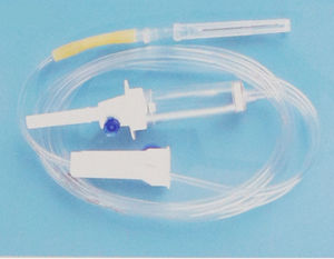 Set de perfusión intravenoso - Rongbo Medical - policloruro de vinilo ...