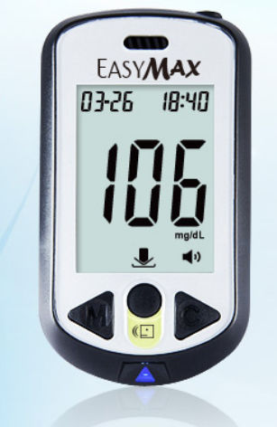 Glucómetro automático - EASYMAX® Voice - EasyMax® Diabetes Care - con ...