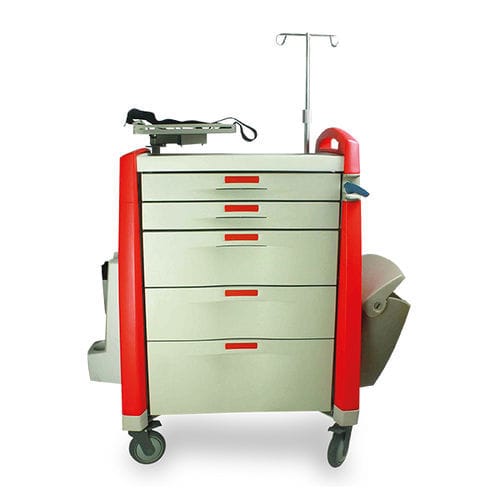 Carro médico - CC 01 - Tali Medical - de emergencia / para instrumental ...