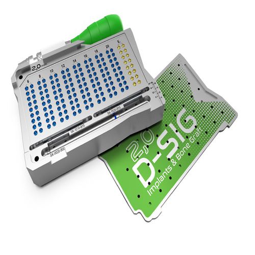 Kit de instrumentos para implantología ósea - D-SIG - Delphos Implants ...