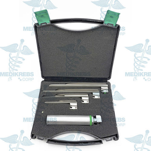 Kit de laringoscopios2 Miller - L010 - Medikrebs Corp.