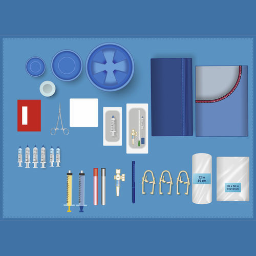 Kit médico de parto - TRIP X2 - SYNDEO Medical - estéril