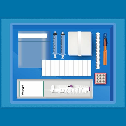 Kit médico de biopsia - XSSENTIAL - SYNDEO Medical - de centesis / estéril