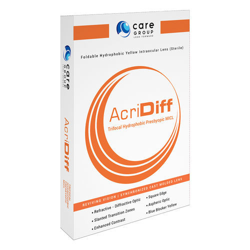 Lente intraocular multifocal - AcriDIFF - Care Group