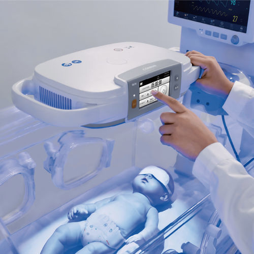 Lámpara de fototerapia neonatal - BL70 - Comen - con ruedas / de luz azul