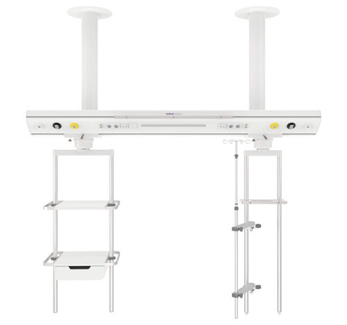 Columna de distribución - Atlas - Tedisel Medical - de techo / móvil / para cuidados intensivos