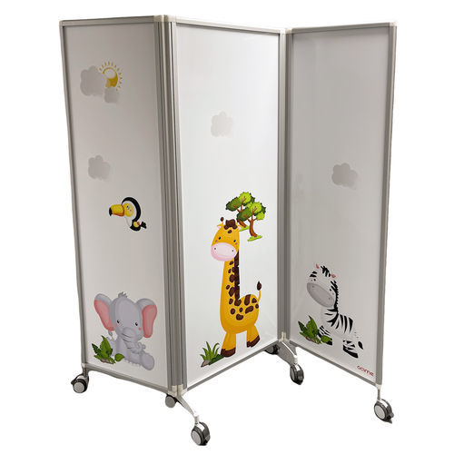 Biombo médico con ruedas - Lux - Acime Frame - 3 paneles / 4 paneles ...